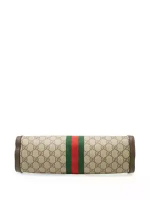 Gucci Medium Ophidia Gg Supreme Web Shoulder Bag - Neutrals