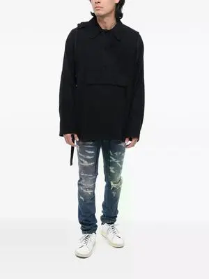 Auralee Belted Hooded Jacket