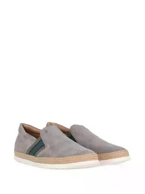 TOD'S Gommino-detail Espadrille Loafers - Grey