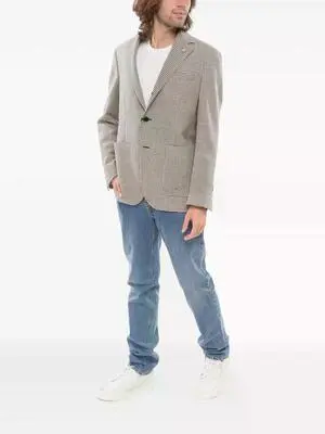 Corneliani Checked Single-breasted Blazer