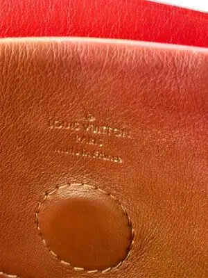 LOUIS VUITTON Tuileries Monogram Canvas Leather Hobo Bag