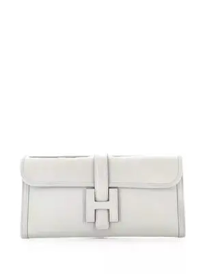 Hermès Jige Elan Swift 29 Clutch Bag - Grey