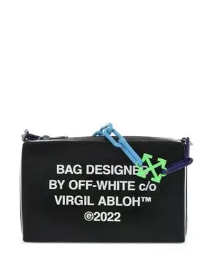 Off-White Logo-print Chain-link Shoulder Bag