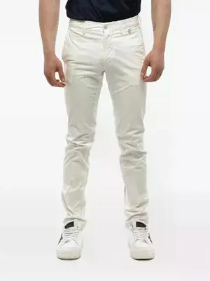 Corneliani Stretch-cotton Chino Trousers - White