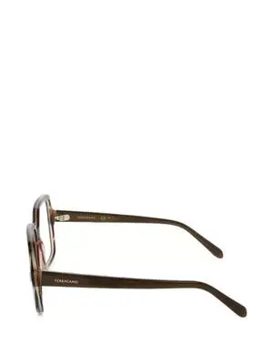 FERRAGAMO Square-frame Full-rim Glasses