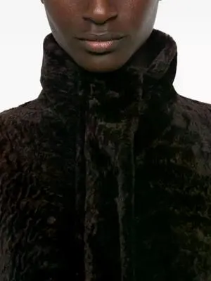 ARMA Paula High-neck Shearling Jacket