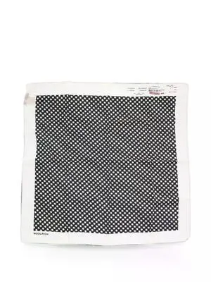 Woolrich Checked Silk Scarf - Blue