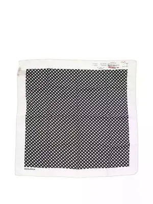 Woolrich Checked Silk Scarf - Blue