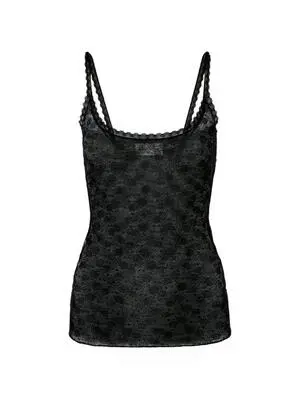 Victoria Beckham Lace-panelled Camisole - Black