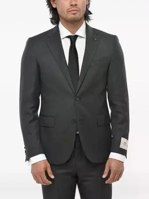 Corneliani Bird's Eye Virgin-wool Suit - Grey