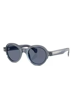 Moncler Rondosa Round-frame Sunglasses - Blue