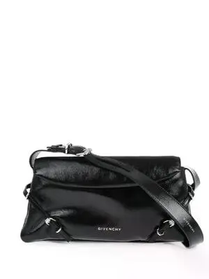 Givenchy Buckle-detail Leather Shoulder Bag - Black
