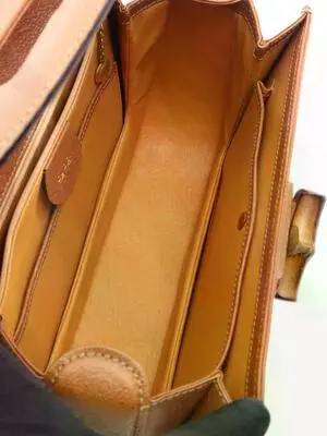 Gucci 2010s Bamboo Leather Tote Bag