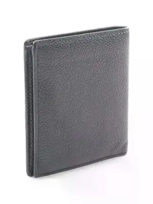 Prada 2010s Triangle Logo Leather Wallet