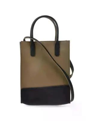 Il Bisonte Mini Leather Tote Bag - Brown