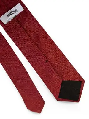Moschino Teddy Bear Embroidered Neck Tie