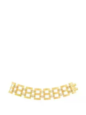 MONET Egyptian Revival 1980s Link-chain Bracelet - Gold