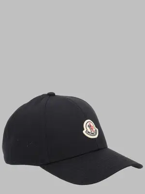 Moncler Baseball Cap With Logo Patch