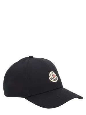 Moncler Baseball Cap With Logo Patch