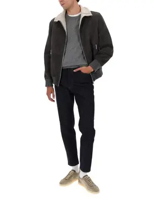 Brunello Cucinelli Giacca Bomber In Pelle