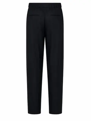 Giorgio Armani Draped Cashmere Stretch Trousers - Blue