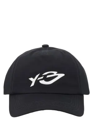 Y3 Logo Baseball Cap - Black