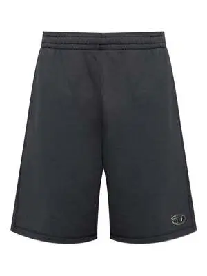DIESEL® Regular Fit Cotton Track Pants With Elastic Waistband, Flat Drawstring, And Hidden Pockets
