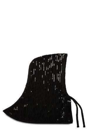Pinko Hooded Headpiece With Adjustable Straps