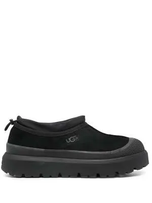 UGG Waterproof Suede Lace-up Boots With Sealed Seams And Plush Lining