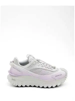 Moncler No- Lace-up Mesh Sneakers With Tpu Spoiler, Carbon Fiber Detail & Ortholite Comfort - Lilla