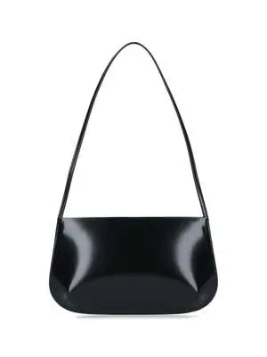 FANE Calf Leather Shoulder Bag - Black