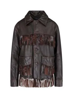 Polo Ralph Lauren 100% Cow Leather Jacket - Brown