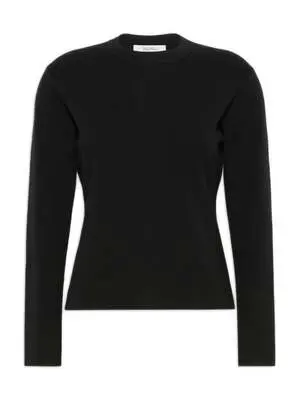 Max Mara Max Mara Pure Wool Interlock Crewneck Sweater Nero