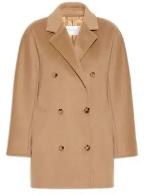 Max Mara Wool And Cashmere Beaver Jacket - Beige