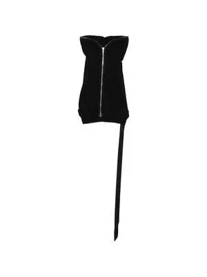 Rick Owens Zip-front Hooded Sweatshirt