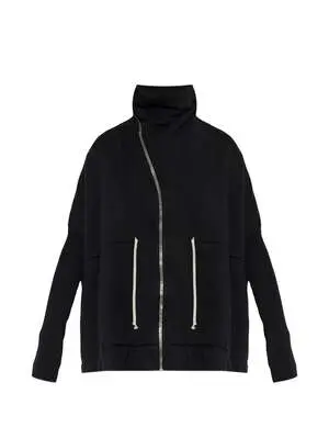 Rick Owens RICK OWENS DRKSHDW Zip-Up Cotton Hoodie Nero