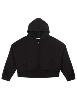 ENTIRE STUDIOS Zip-up Hooded Sweatshirt With Front Pockets - Nero