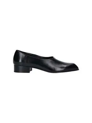 Khaite Chlorofiber Flat Shoes - Black