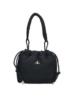 VIVIENNE WESTWOOD Two-tone Polyester Shoulder Bag