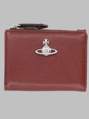 VIVIENNE WESTWOOD Leather Wallet - Brown
