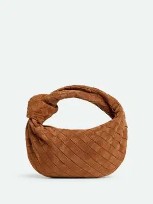 Bottega Veneta Mini Leather Handbag With Intrecciato Motif