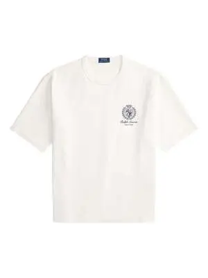Polo Ralph Lauren Relaxed-fit T-shirt With 1986 Circular Graphic - Bianco