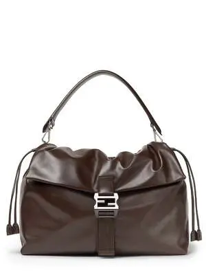 Fendi Leather Shoulder Bag For - Brown