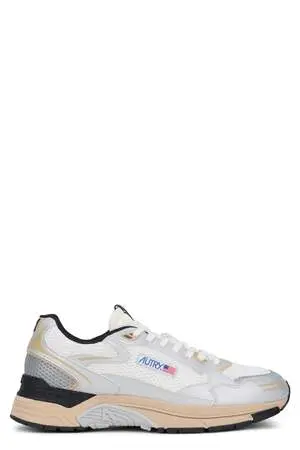 AUTRY Lightweight Sneaker With Colorful Details - White