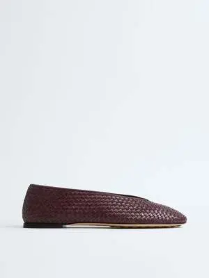 Bottega Veneta Ballerina Flats - Rosso