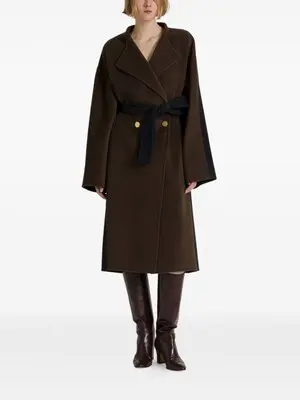 Alberta Ferretti Wool And Cashmere Long Coat
