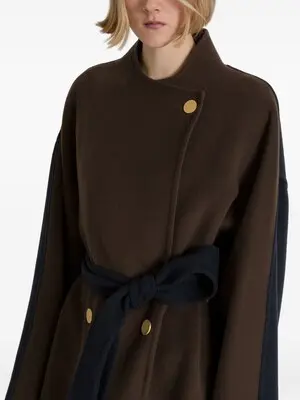 Alberta Ferretti Wool And Cashmere Long Coat