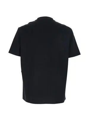 Emporio Armani Logo Cotton T-shirt - Black