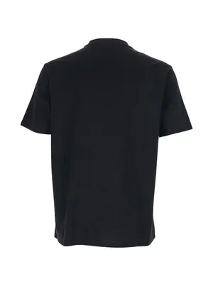 Emporio Armani Logo Cotton T-shirt - Black