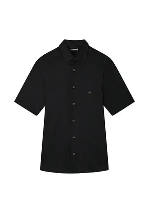 Emporio Armani Cotton Shirt - Black